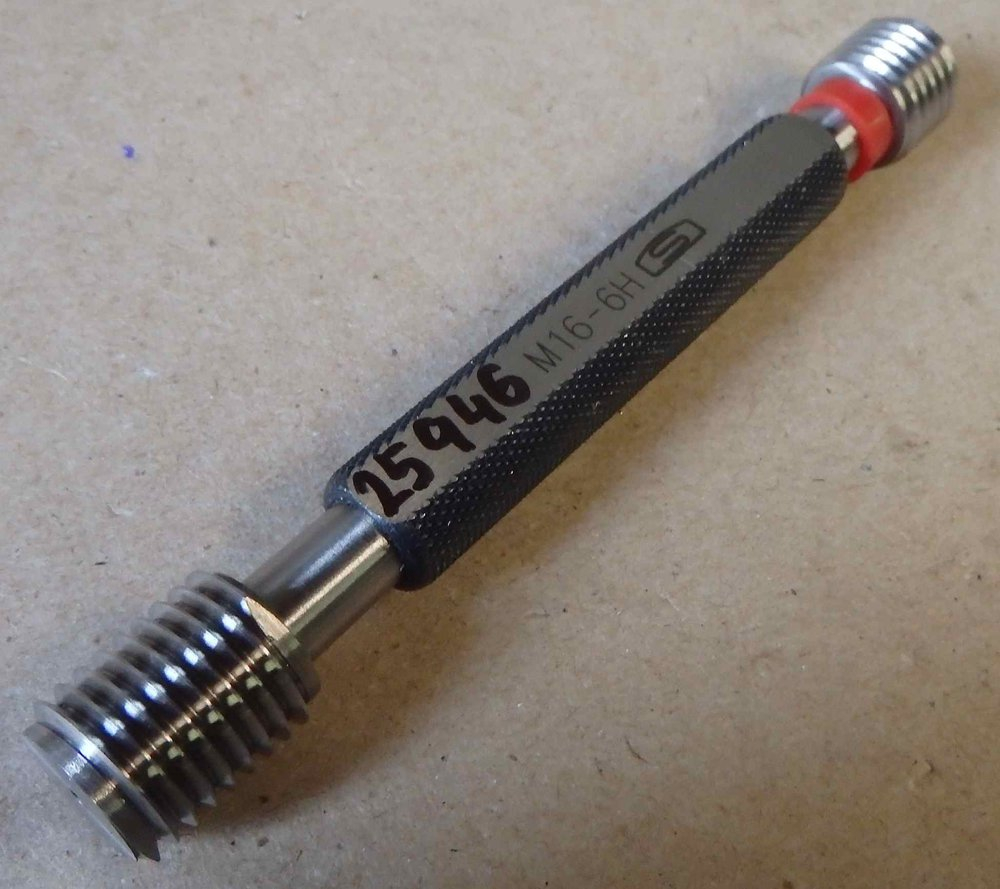Mezní závitový trn M16-6H, "skříň DIGI" - NEPOUŽITÝ - Nástrojenářadí.cz